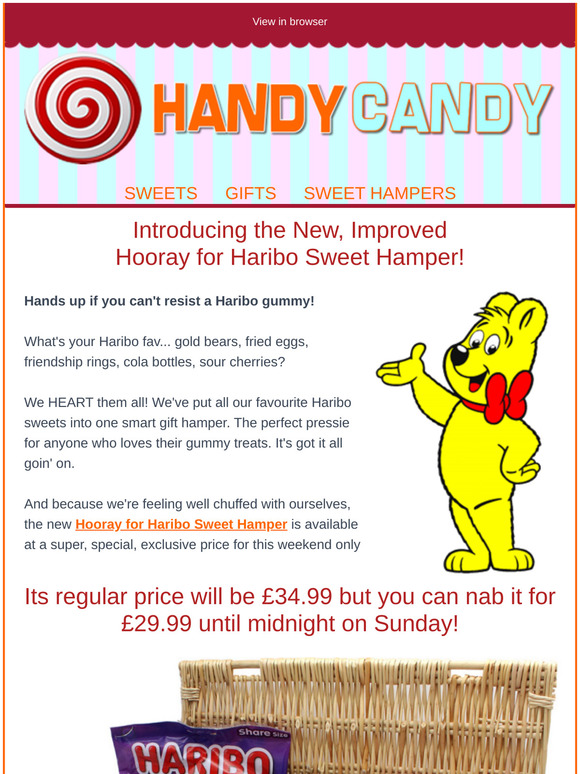 Handy Candy: Hooray For Haribo! New Hamper Launched on Special Intro ...