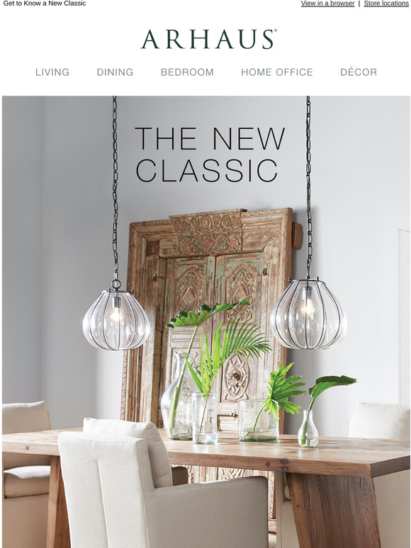 Arhaus: Introducing the Panta Dining Collection | Milled