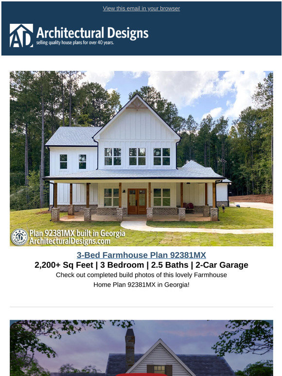 Architectural Designs: 🏡 Architectural Designs House Plans: September ...