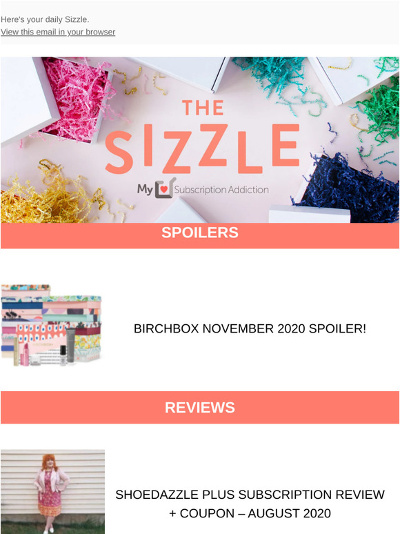 My Subscription Addiction 📬 The Latest From My Subscription Addiction 💗📫 Milled 