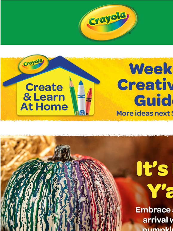 Crayola: Weekly Creativity: Happy Fall 🍂 | Milled