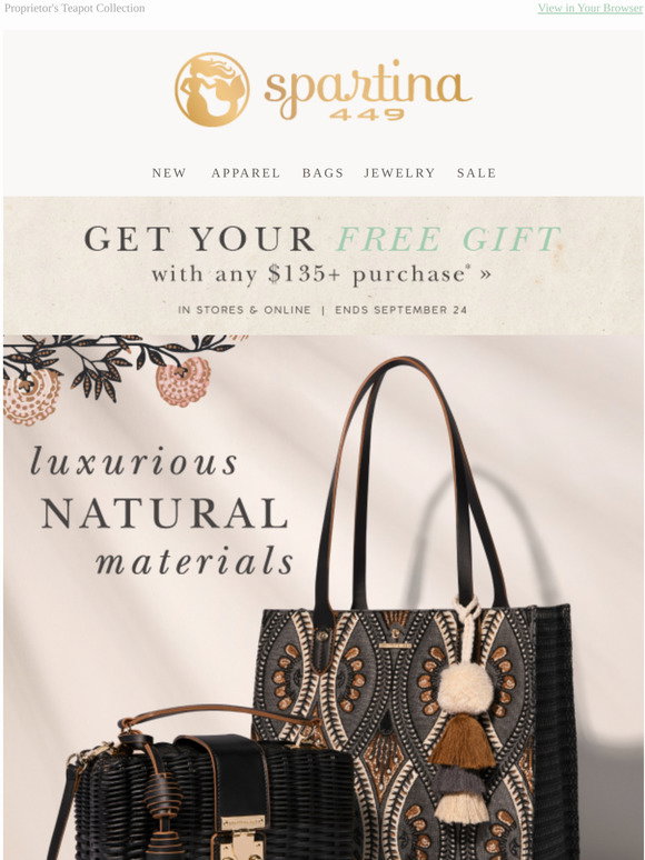 Spartina 449: 🌾Natural Beauties: NEW handbags! | Milled
