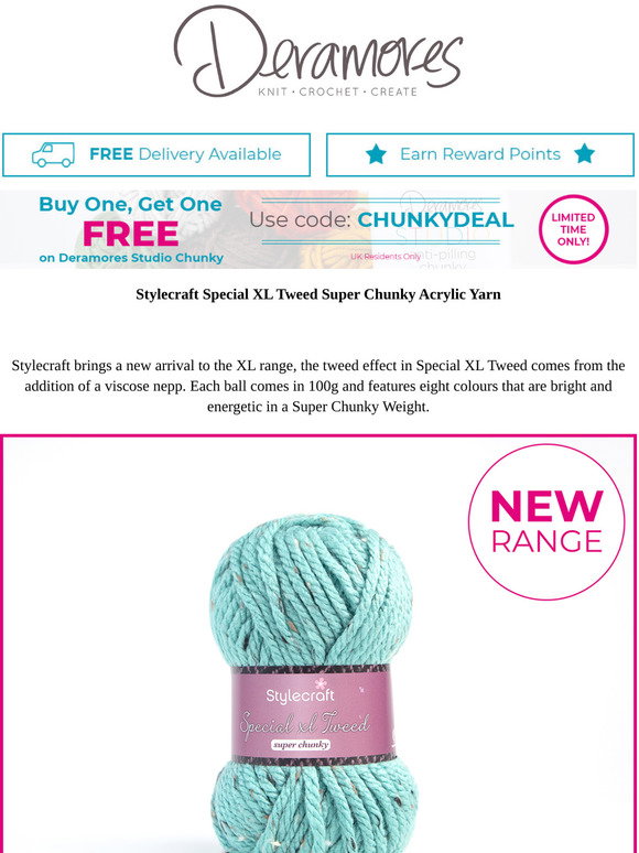 Deramores: Brand NEW Stylecraft yarn on sale now! 🎉 + 3 NEW Stylecraft ...