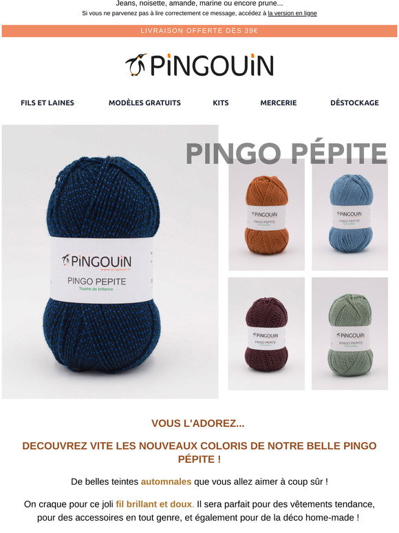 Pingouin: Cet automne, vous allez briller avec notre Pingo Pépite et ...