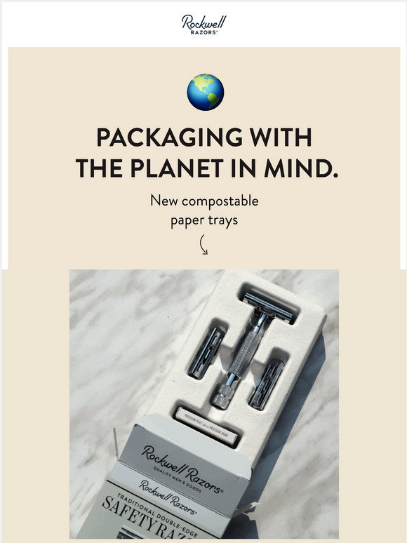 Rockwell Razors: 🌎 New plastic-free packaging | Milled