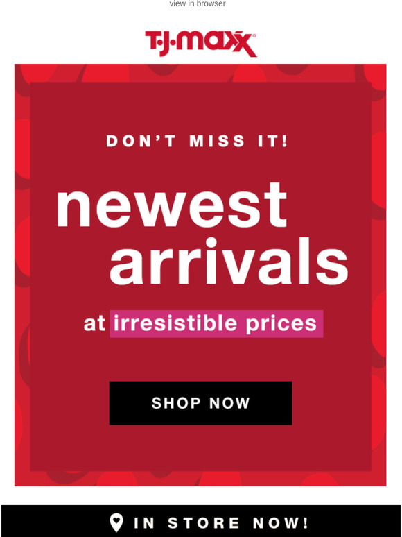 TJ Maxx: New savings have arrived | Milled