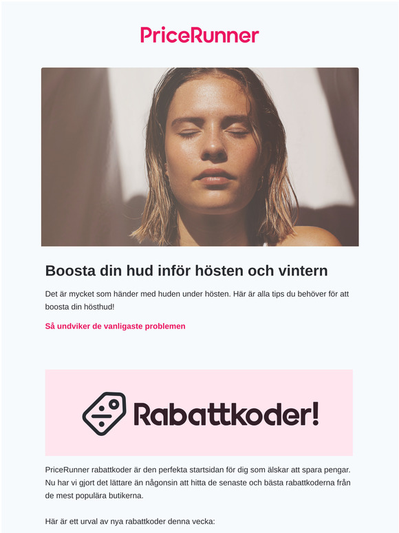 PriceRunner: Veckans rabattkoder – Spara upp till 40 % | Milled