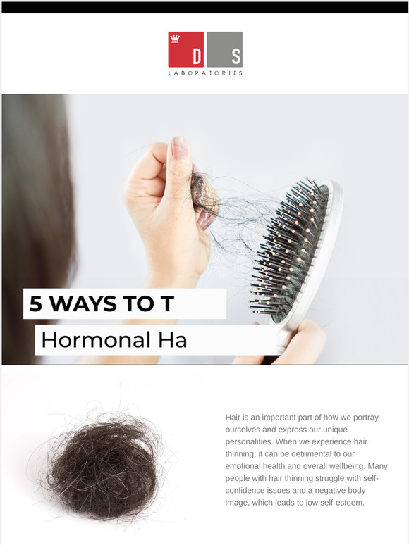 Ds Laboratories 5 Ways To Treat Hormonal Hair Loss Milled