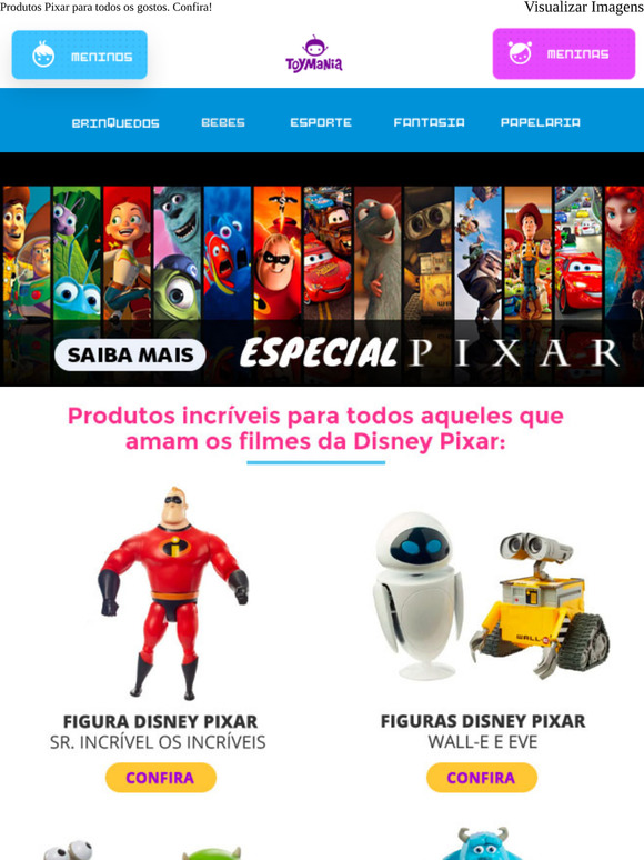 ToyMania: O universo da Disney Pixar invadiu a Toy Mania! 🌟 | Milled