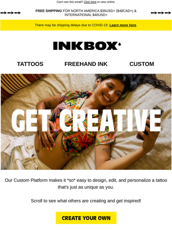 INKBOX: Get creative with a custom tattoo! 😍💭 | Milled