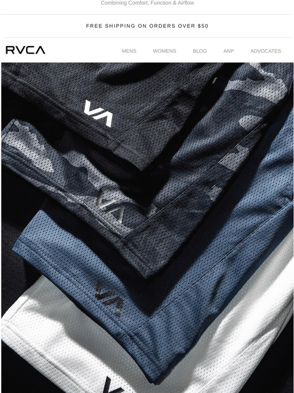 RVCA: Introducing the VA Mesh Short | Milled