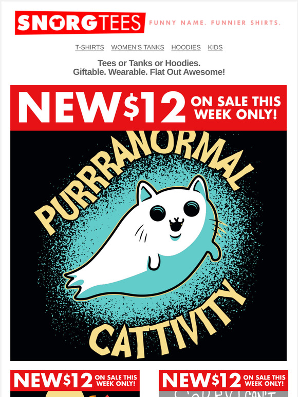 Snorg Tees: We're ready for Halloween with NEW shirts! 😎 | Milled