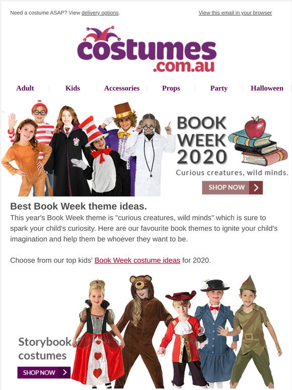 Costumes: Best Book Week costume ideas for kids. | Milled