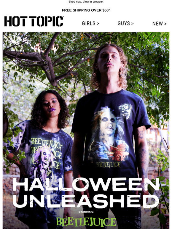 Hot Topic: Sinister merch for humans & ghosts with the most. | Milled