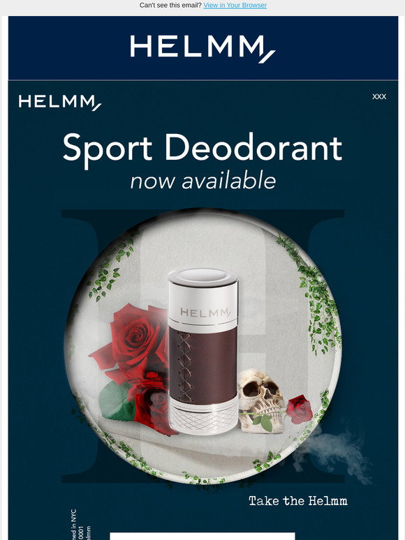 Helmm: Introducing: Sport Deodorant Formula | Milled