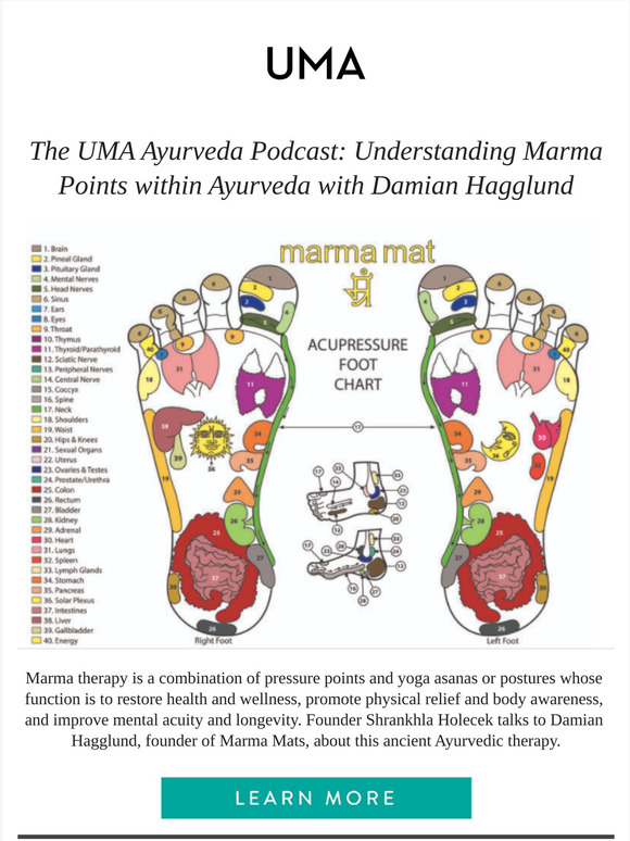 Uma: Understanding Marma Points & More | Milled