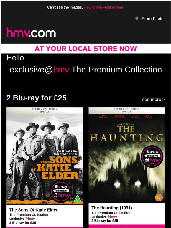 HMV: NEW titles added to The Premium Collection! exclusive@hmv | Milled