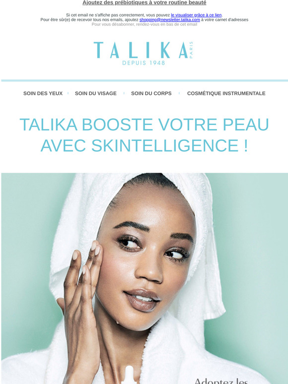 Talika: Talika booste votre peau avec Skintelligence ! | Milled