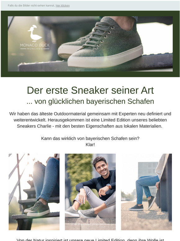 MONACO DUCK: Der erste Sneaker seiner Art | Milled