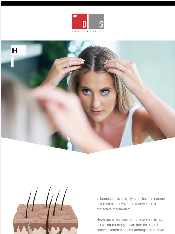 Ds Laboratories How Inflammation Affects Hair Loss Milled