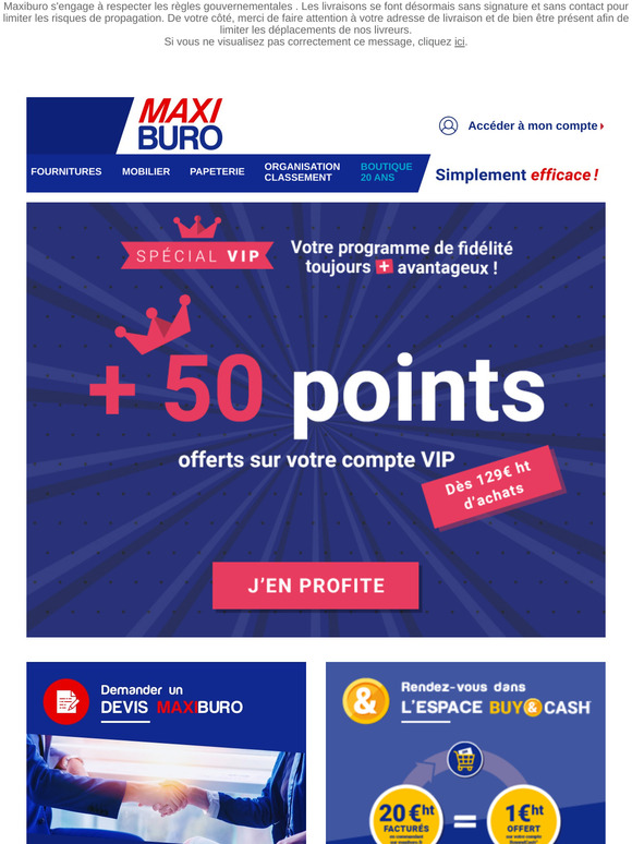 Maxiburo: Plus de points pour plus de cadeaux ! | Milled