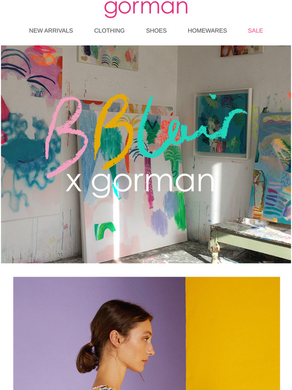 Gorman: Becky Blair x Gorman has arrived! Let your obsession with ...