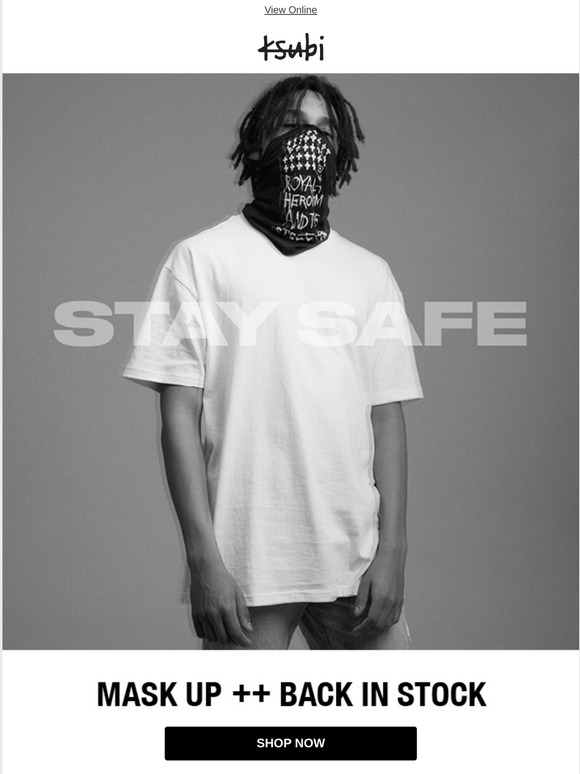 KSUBI: ++ MASK UP - BACK IN STOCK + + | Milled