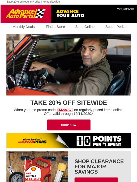 Advance Auto Parts: Shop Clearance Items for Extra Savings | Milled