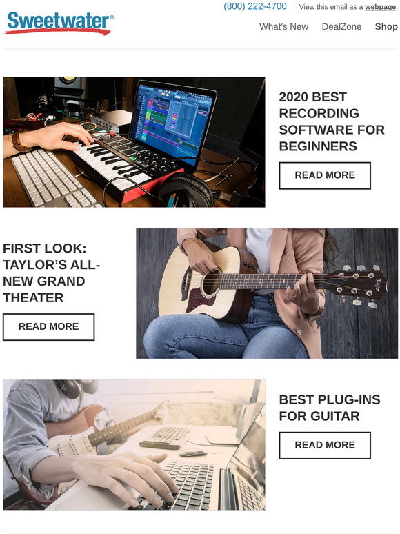 Sweetwater: 2020 Best Recording Software for Beginners | Milled