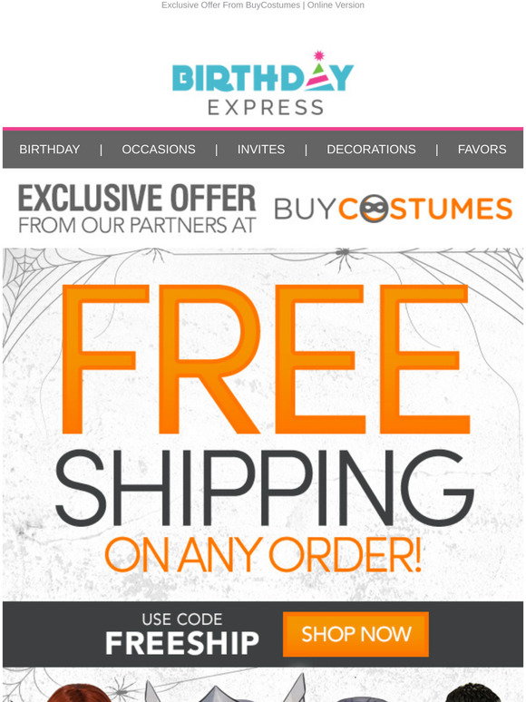 Birthday Express Email Newsletters: Shop Sales, Discounts, and Coupon Codes