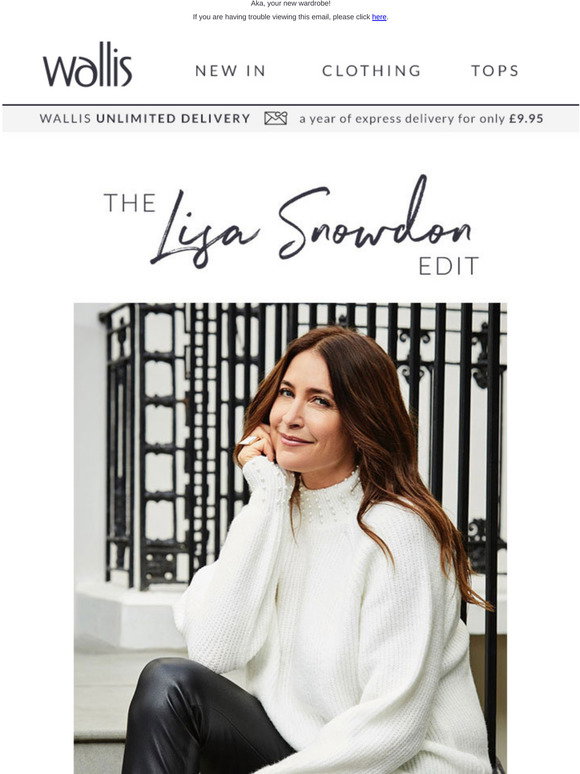Wallis: Introducing the Lisa Snowdon Edit | Milled