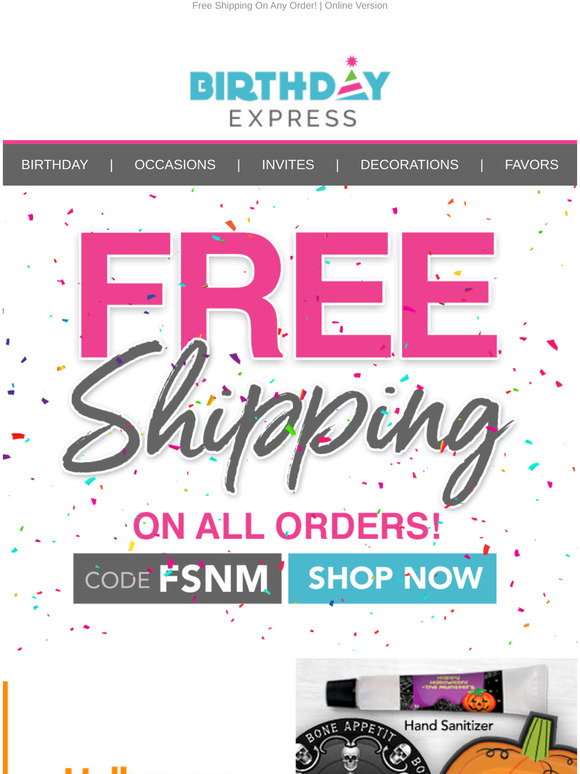 Birthday Express Email Newsletters: Shop Sales, Discounts, and Coupon Codes