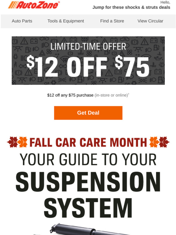 AutoZone: Email-exclusive code inside! | Milled
