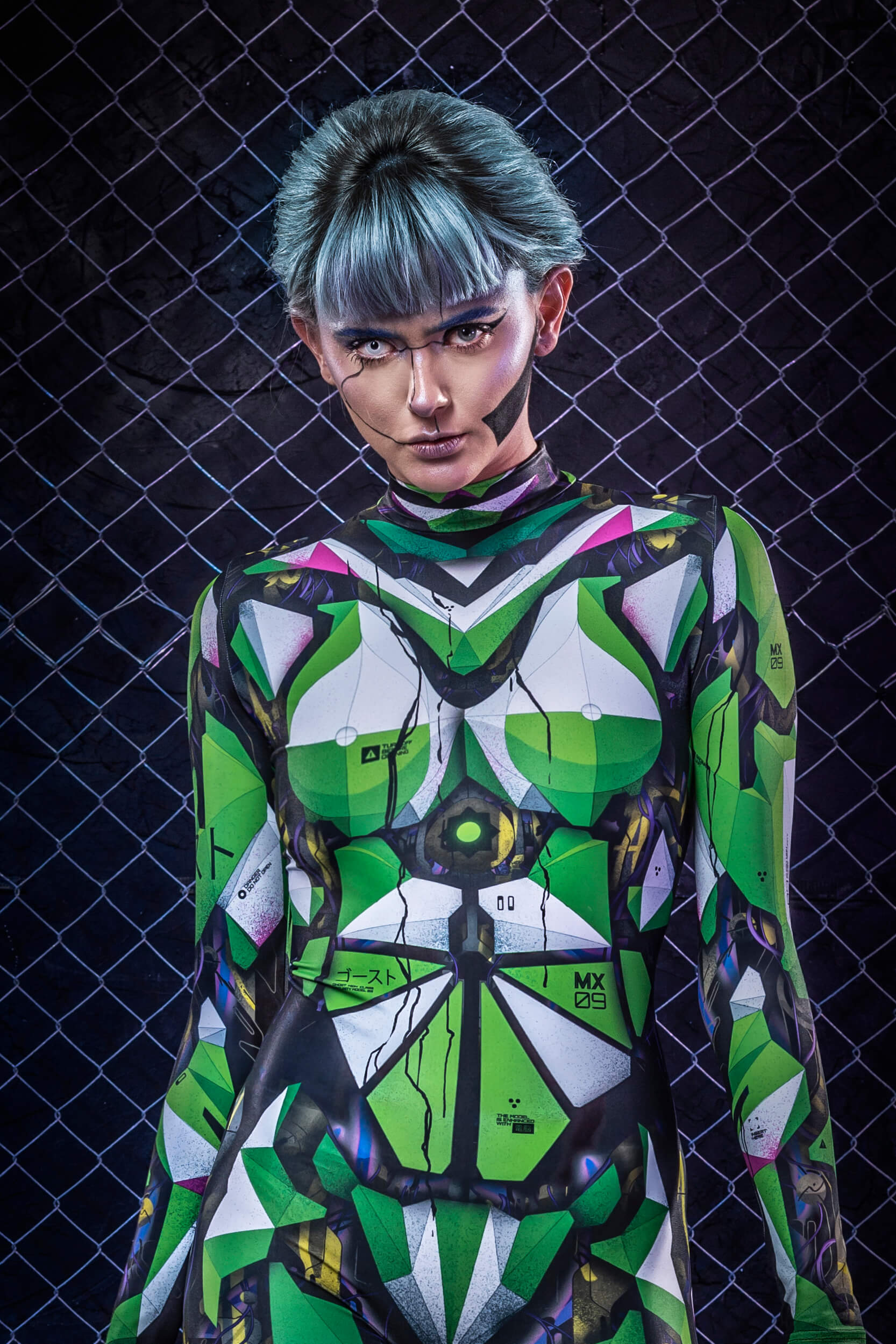 Cyborg Costume Cosplay Costume Women Cyberpunk Costume Festival Costume Women Badinka