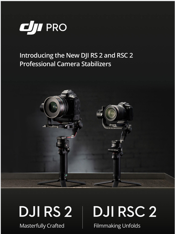 DJI: Introducing the New DJI RS 2 and RSC 2 Professional Camera ...