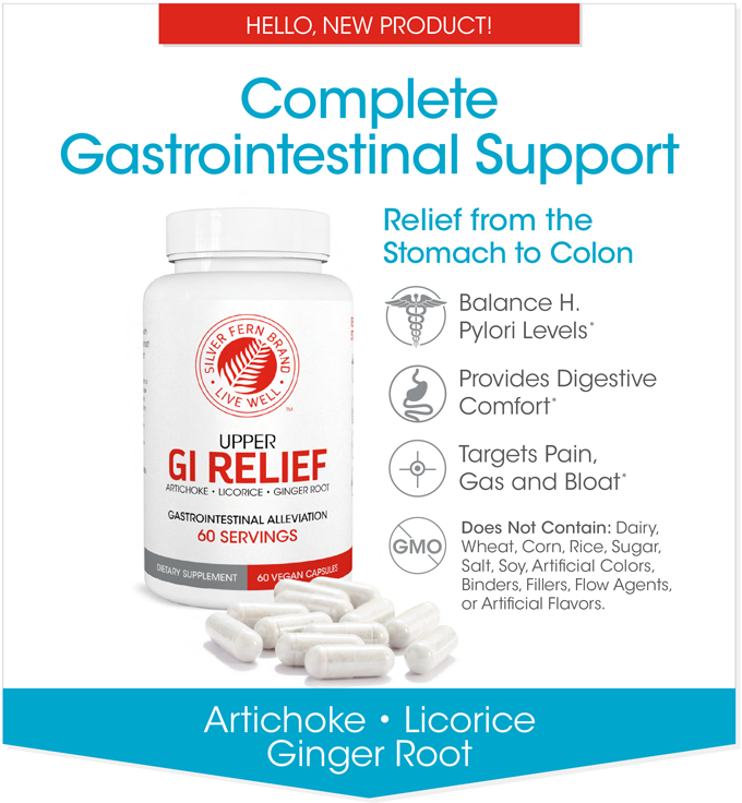 Silver Fern Brand: GI Relief - New Product - Complete Gastrointestinal ...