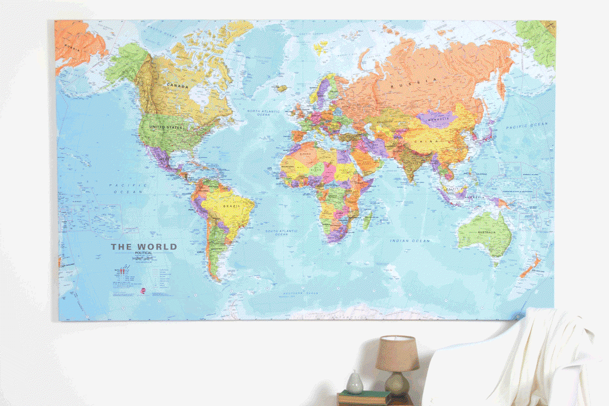 Maps International: Huge Maps for every room in your Home! 🙌 | Milled