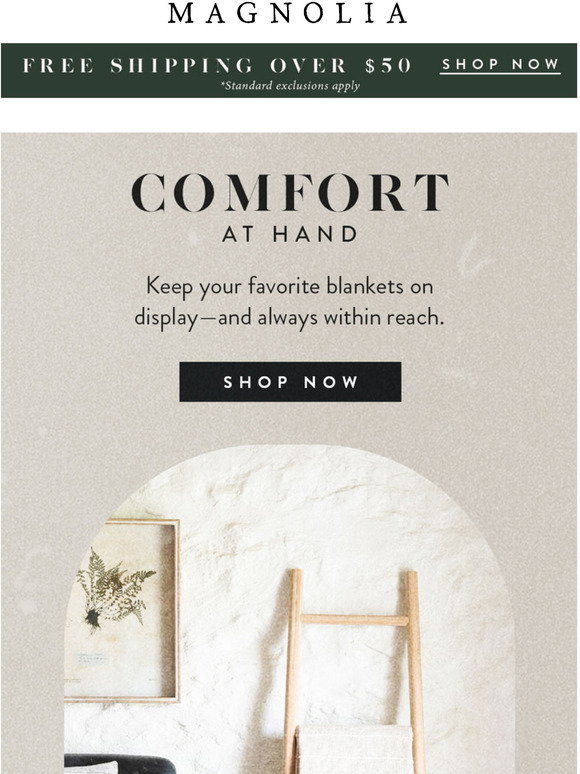 Magnolia: Cozy up with pillows and throws | Milled