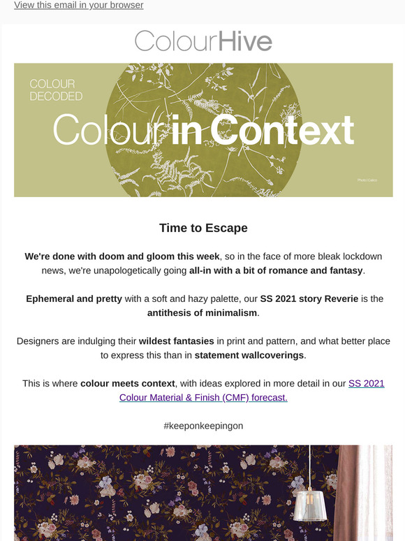 Color Hive: SS 2021 Colour in Context: Wallcoverings | Milled
