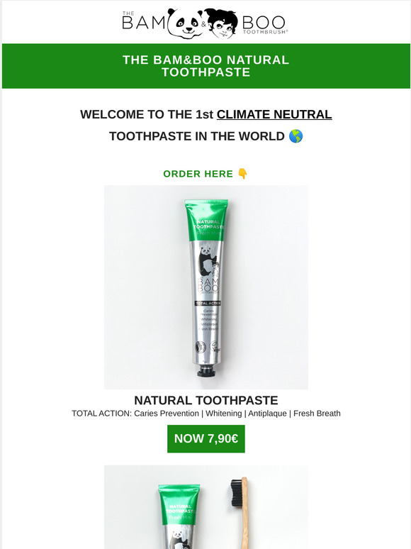 BAM and BOO: BIG NEWS ⚡️ THE BAM&BOO NATURAL TOOTHPASTE | Milled