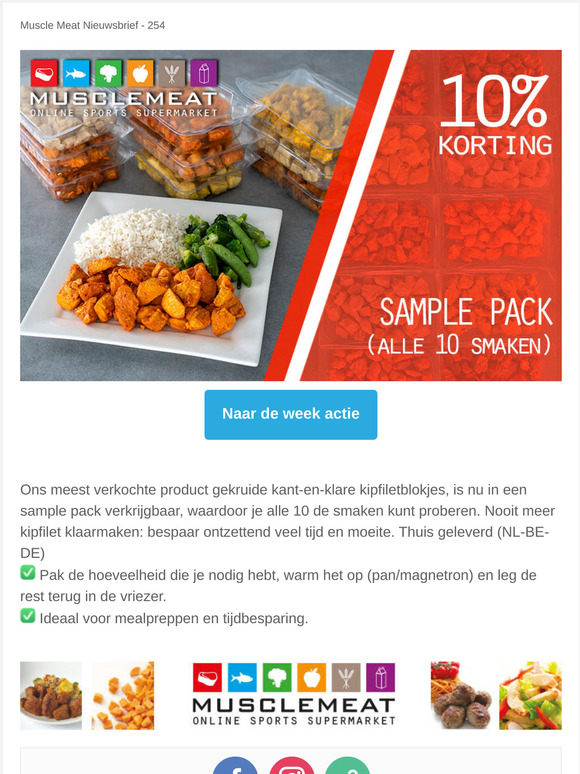 Muscle Meat: NIEUW: Sample Pack alle 10 smaken -10%! | Milled