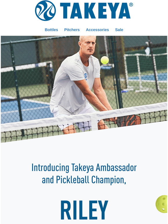 Takeya: Pickleball champion Riley Newman's favorite bottle | Milled