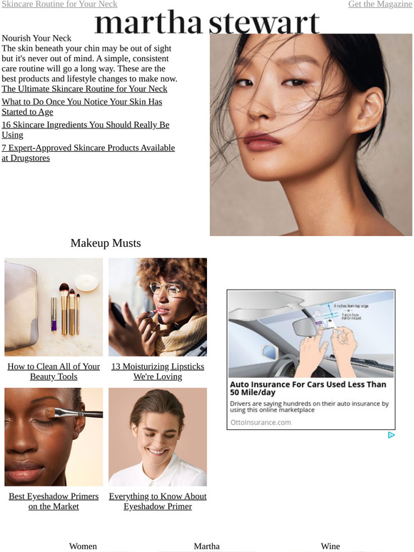 Martha Stewart: How to Take Care of Aging Neck Skin | Milled