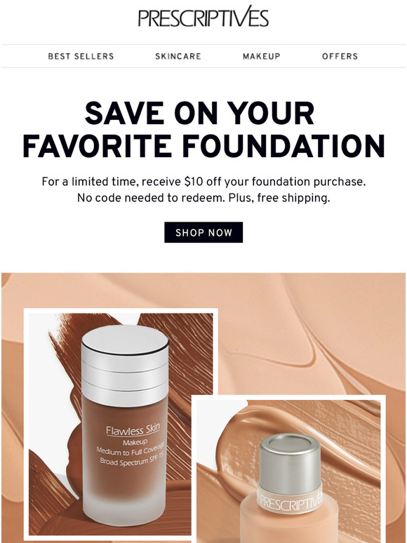 Prescriptives: LAST CHANCE for $10 off foundation | Milled