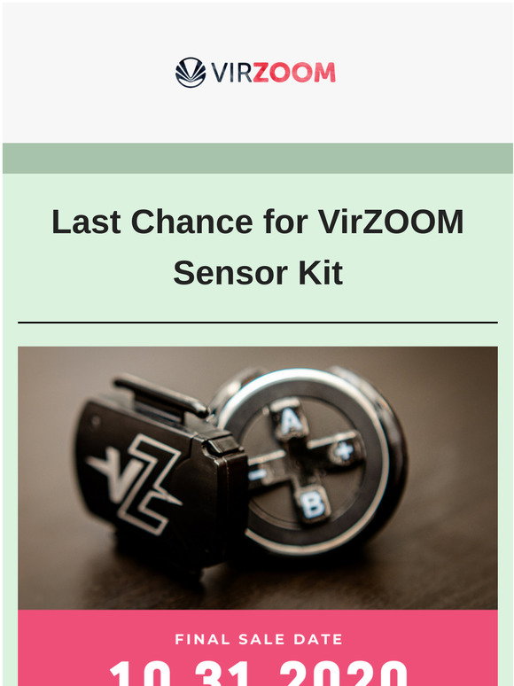 VirZoom: VirZOOM Farewell to our Sensor Kit 👋 | Milled