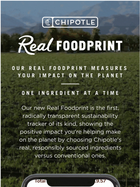 Chipotle: Introducing Real Foodprint | Milled