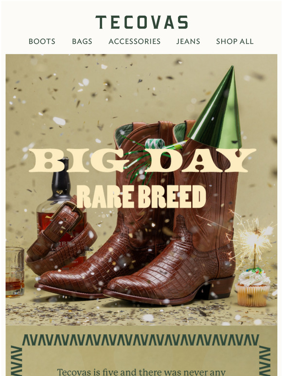 Tecovas: Introducing The Birthday Boot | Milled