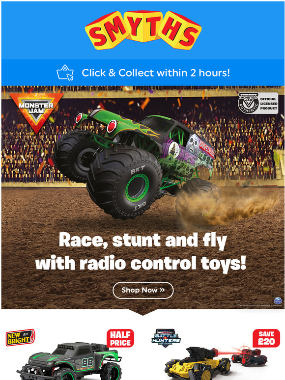 Smyths Toys: Race, Stunt and fly with Radio Control Toys! | Milled