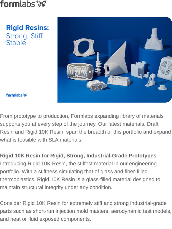 Formlabs: From Prototype to Production: Explore our New Materials | Milled