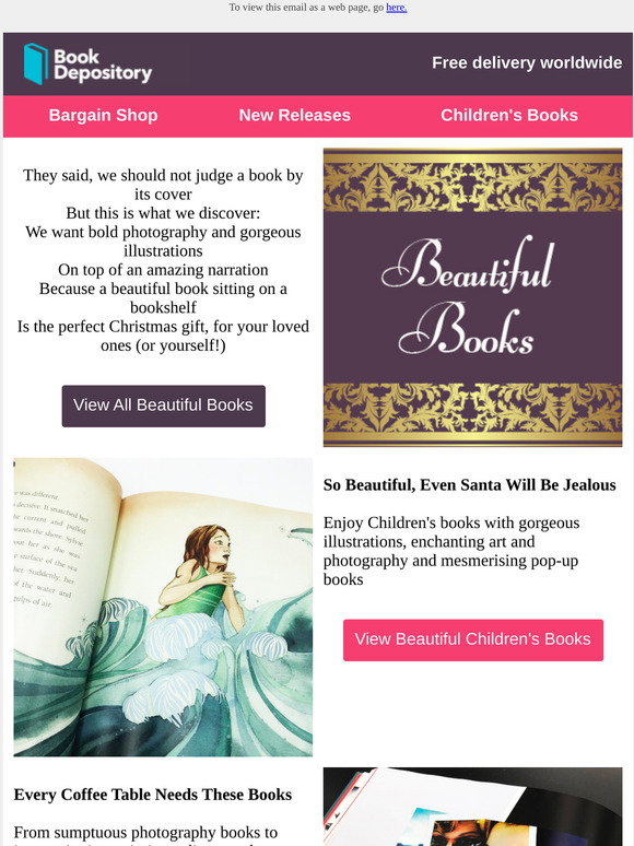 The Book Depository: The Most Beautiful Books Ever | Milled